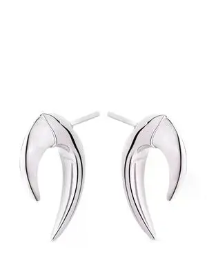 SHAUN LEANE Mini Talon Earrings - Silver