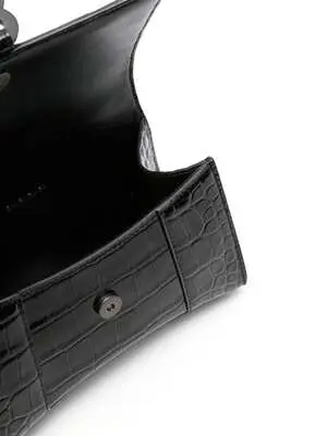 Balenciaga Hourglass Xs Top-handle Bag - Black