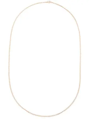 Irene Neuwirth 18kt Rose Gold Oval Chain Necklace - Pink
