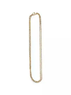 Irene Neuwirth 18kt Rose Gold Oval Chain Necklace - Pink