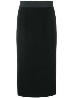 Dolce & Gabbana Scallop-edge Midi Skirt
