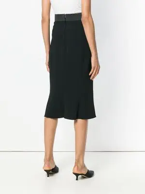 Dolce & Gabbana Scallop-edge Midi Skirt