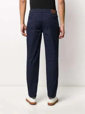 Brunello Cucinelli Straight Leg Chinos - Blue