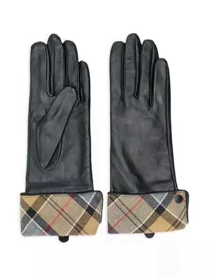 Barbour Lady Jane Leather Gloves - Black