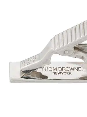 Thom Browne Rwb-stripe Tie Bar - White