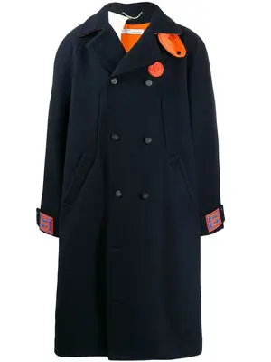 Off-white Collared Coats For Men