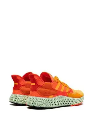 Adidas Zx 4000 4d Sns Los Angeles Sunrise Sneakers - Orange
