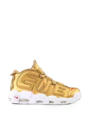 Supreme X Air More Uptempo Suptempo Sneakers - Metallic