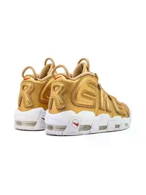 Supreme X Air More Uptempo Suptempo Sneakers - Metallic