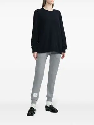 Thom Browne Classic Rwb Cotton Track Pants - Grey
