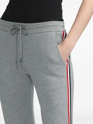 Thom Browne Classic Rwb Cotton Track Pants - Grey