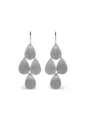 Irene Neuwirth 18kt Gold Chandelier Earrings - Silver