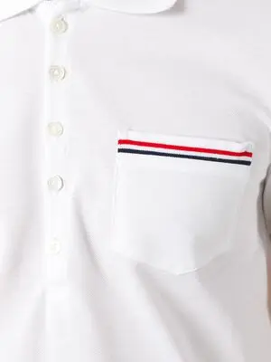 Thom Browne Chest Pocket Polo Shirt - White