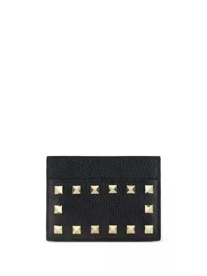 Valentino Garavani Rockstud Card Holder - Black