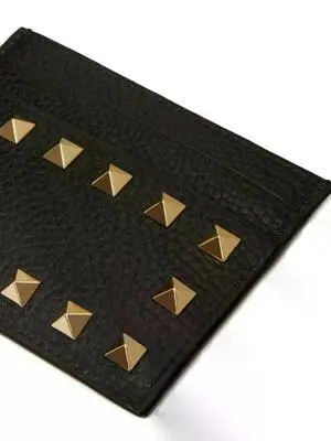 Valentino Garavani Rockstud Card Holder - Black