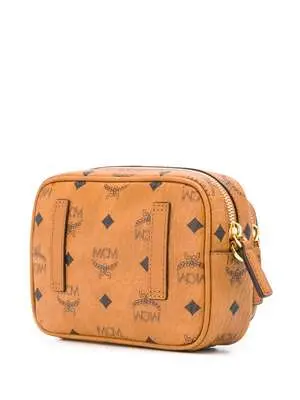 Mcm Visetos Crossbody Bag - Brown