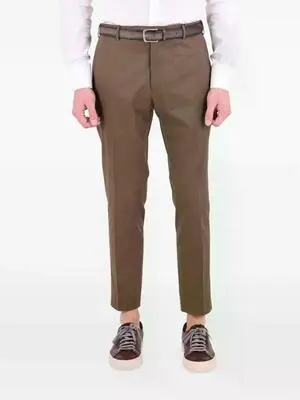 DELL'OGLIO Cropped Chino Trousers