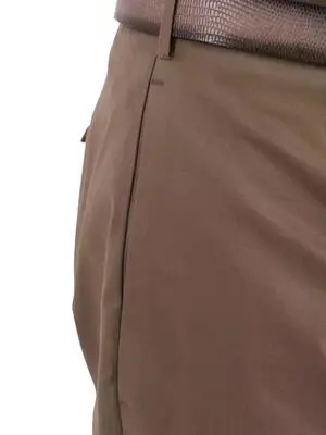 DELL'OGLIO Cropped Chino Trousers