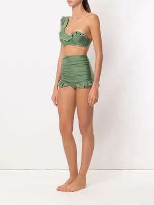 AMIR SLAMA One-shoulder Bikini Set