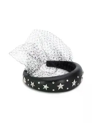 Red Valentino Mesh Veil Headband