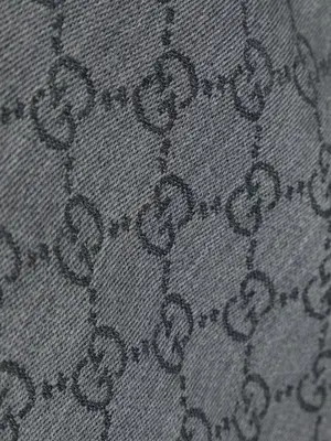 Gucci Gg-jacquard Wool Scarf