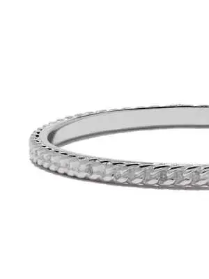 WOUTERS & HENDRIX 18kt Gold Gourmet Chain Ring - Silver