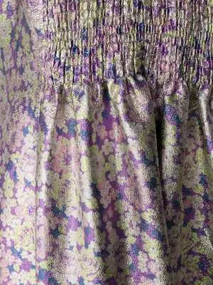 Stella McCartney Floral Print Evening Dress - Purple