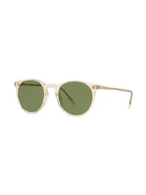 Oliver Spencer O'malley Round-frame Sunglasses - Yellow