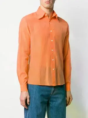 WALTER VAN BEIRENDONCK 2000s Embroidered Shirt