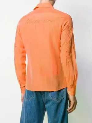 WALTER VAN BEIRENDONCK 2000s Embroidered Shirt