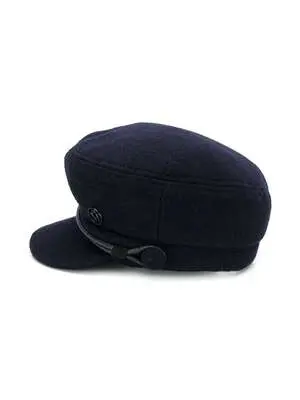 MAISON MICHEL Abby Sailor Cap - Blue