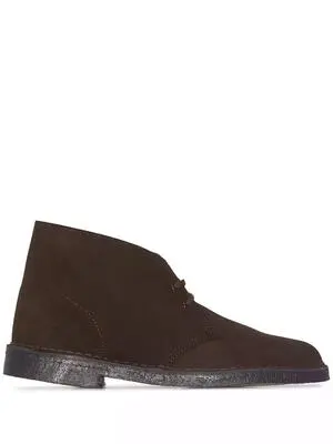 Clarks Suede Desert Boots - Brown