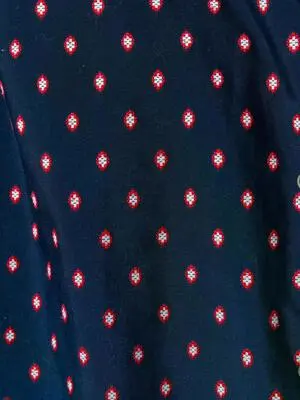 Comme Des Garçons Geometric Embroidery Shirt