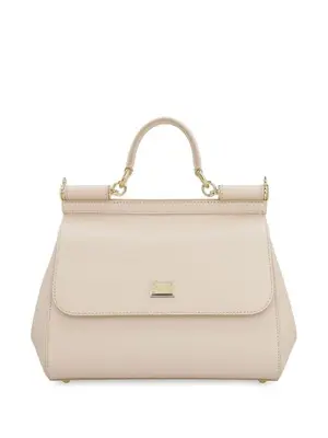 Dolce & Gabbana Large Sicily Tote Bag - Neutrals