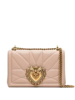 Dolce & Gabbana Medium Devotion Shoulder Bag - Pink