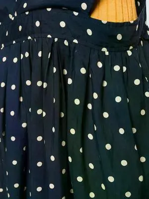 Comme Des Garçons Polka Dot Midi Dress