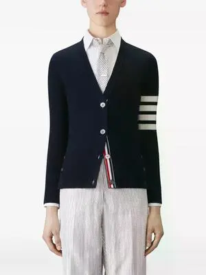 Thom Browne 4-bar Stripe Cashmere Cardigan