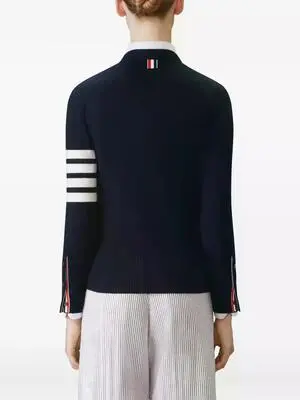 Thom Browne 4-bar Stripe Cashmere Cardigan