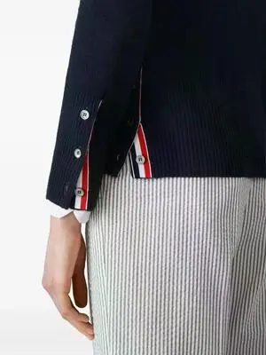 Thom Browne 4-bar Stripe Cashmere Cardigan