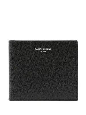Saint Laurent Paris East/west Wallet - Black