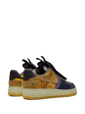 Nike X Travis Scott Air Force 1 Low Cactus Jack Sneakers - Yellow