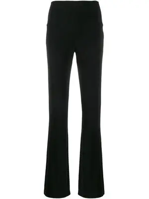 Norma Kamali High Waisted Straight-leg Trousers