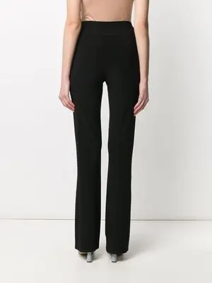Norma Kamali High Waisted Straight-leg Trousers