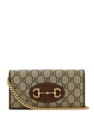 Gucci Horsebit 1955 Wallet-on-chain Neutrals