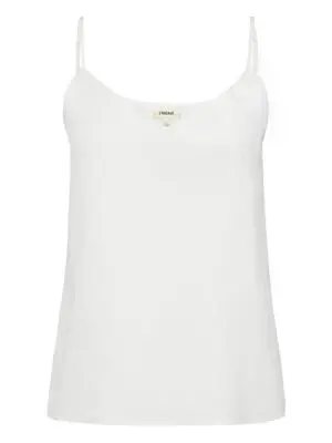 L'Agence V-neck Top - White