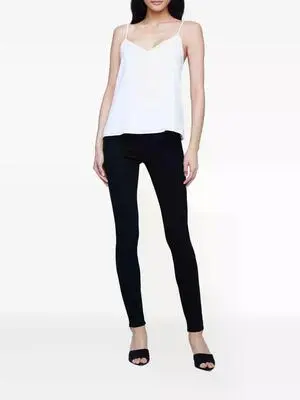 L'Agence V-neck Top - White