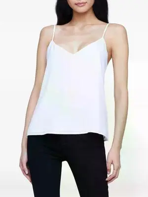 L'Agence V-neck Top - White