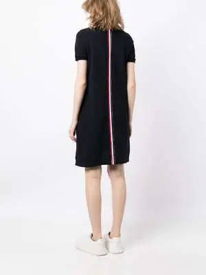 Thom Browne Stripe-detailing Piqué Polo Dress