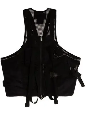 1017 Alyx 9sm Tactical Zip-up Vest - Black | Editorialist