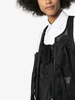 1017 Alyx 9sm Tactical Zip-up Vest - Black | Editorialist